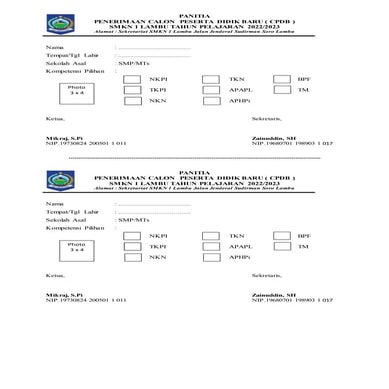 Format Pemilihan Jurusan.docx