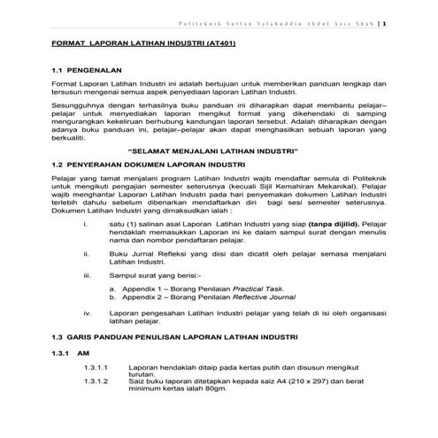 Format penulisan laporan_li_ | PDF