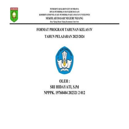 FORMAT PROGRAM TAHUNAN KELAS IV.docx