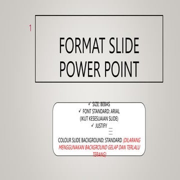 FORMAT SLIDE POWER POINT TEORI PENTADBIR | PPTX