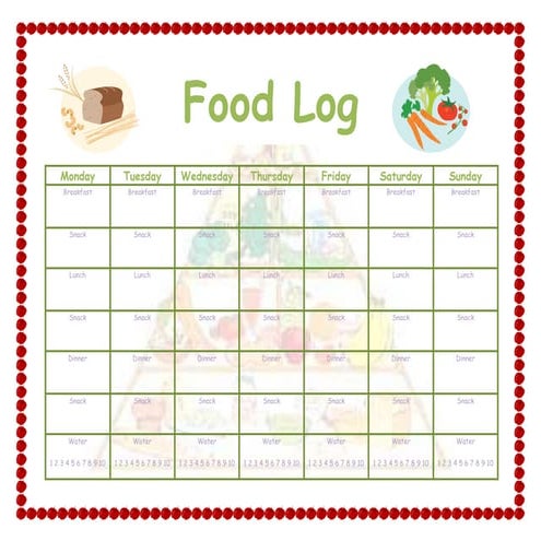 Food Log | DOCX