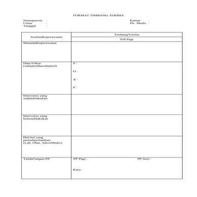 Format timbang terima new | DOCX