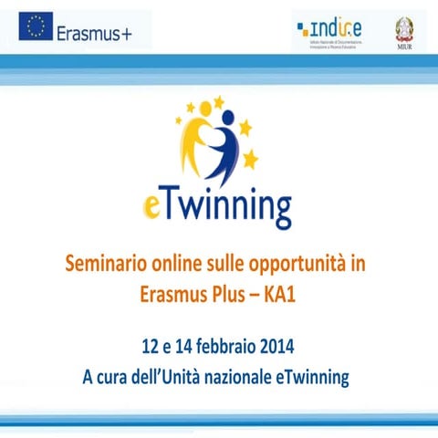 eTwinning per Erasmus Plus KA1 | PPT