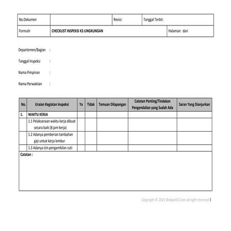 FORM CHECK LIST INSPEKSI K3-LINGKUNGAN (GENERAL INSPECTION).pdf