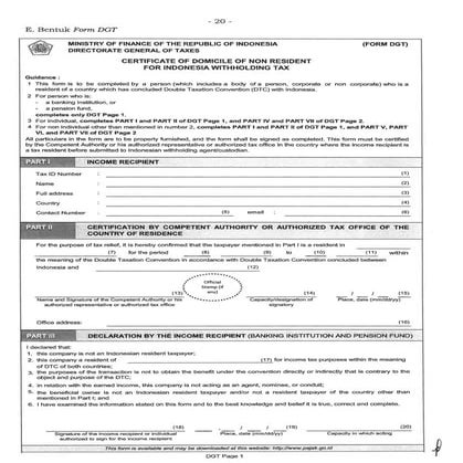 DGT1 Form | PDF