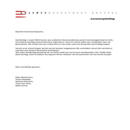 Formele brief !_eindversie_! | PDF