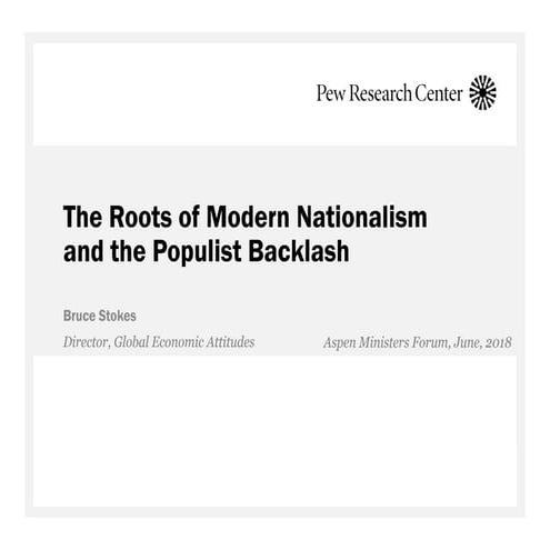 The Roots of Modern Nationalism and the Populist Backlash | PDF