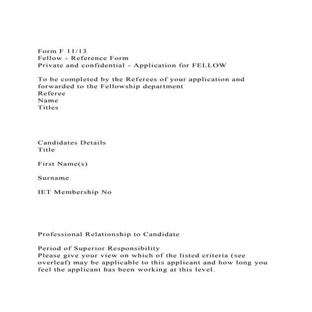 Form F 1113Fellow - Reference FormPrivate and confidential .docx