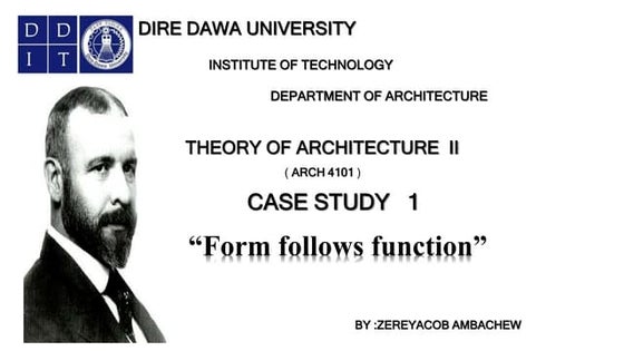 form follows function! | PPTX | Arts and Crafts | Hobbies & Interests