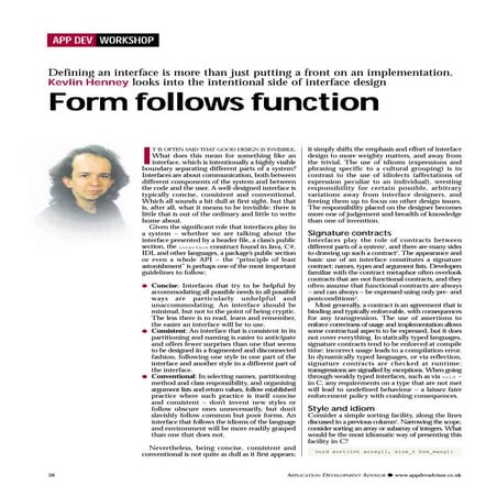 Form Follows Function | PDF