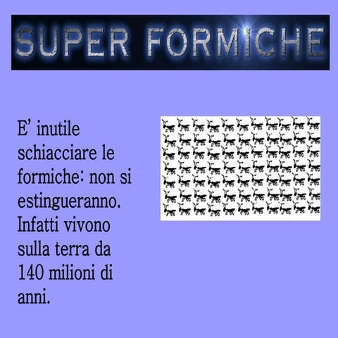 Formiche Powerpoint | PPT