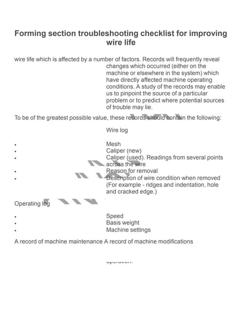 Paper Machine Troubleshooting manual for paper makers | PDF