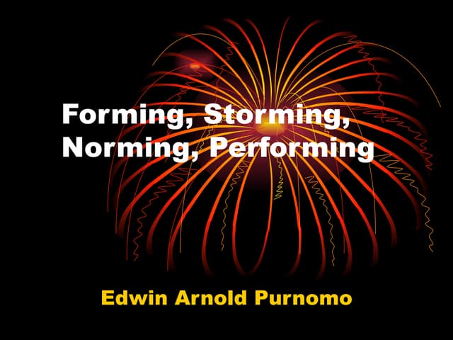 Stages of group formation | PPTX