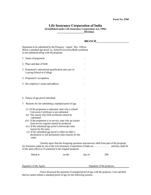 Survival benefit form no. - 5180 | PDF