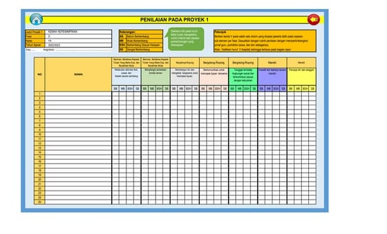 Rubrik penilaian senam | DOC