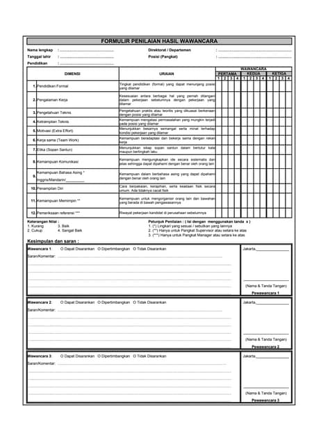 Standart penilaian audit 5 r | PDF