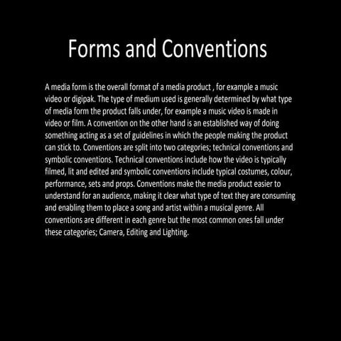 Forms and conventions (1) | PPT | World/International Music | Music