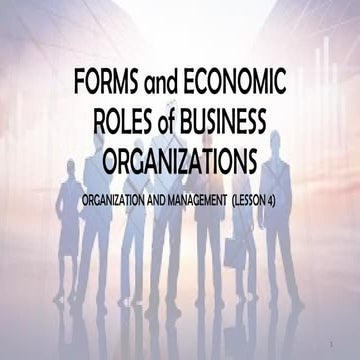 FORMS and ECONOMIC ROLES of BUSINESS ORGANIZATIONS.pptx