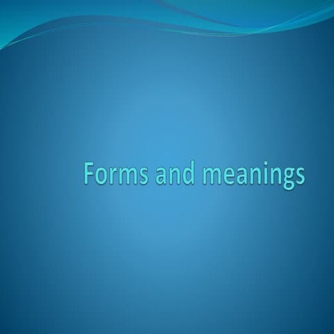 Markedness: Marked and Unmarked forms | PDF