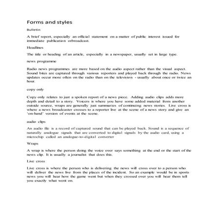 Forms and styles | PDF