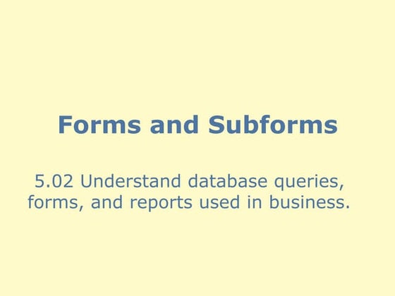 Data Types And Field Properties | PPT