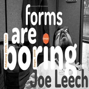 Forms are boring | PDF