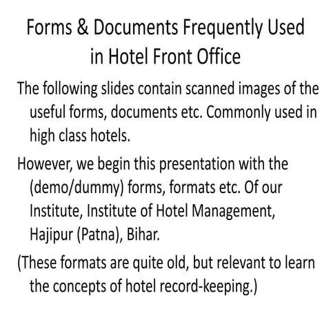 Hotel Front Desk Paper Forms & Formats.pdf