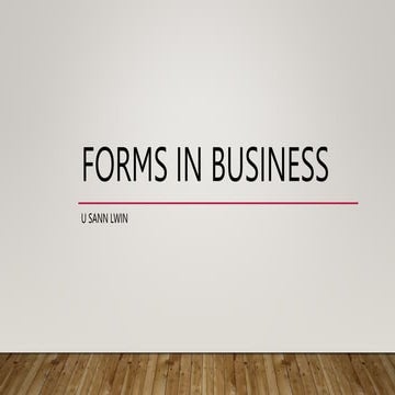 Forms in Business and effectiveness .pptx