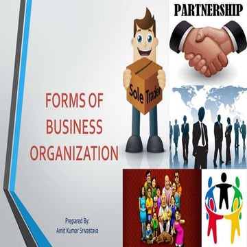 Forms of Business Organization | PPTX