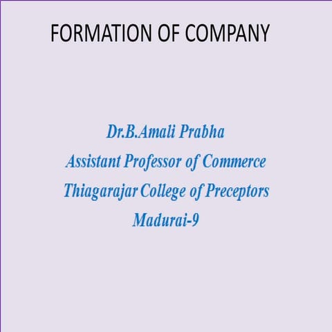 FORMS OF COMPANY | PPTX