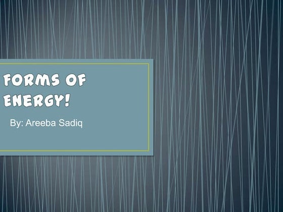Energy transformation | PPT