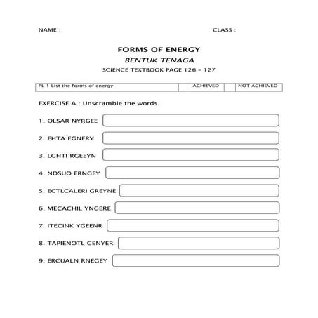 FORMS OF ENERGY | PDF