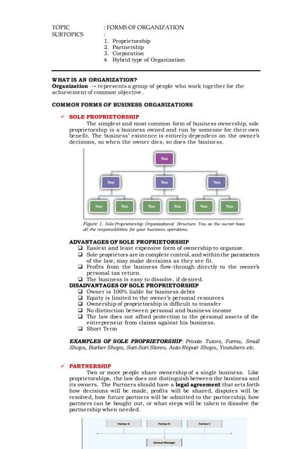 Types of Business Ownership | PPT