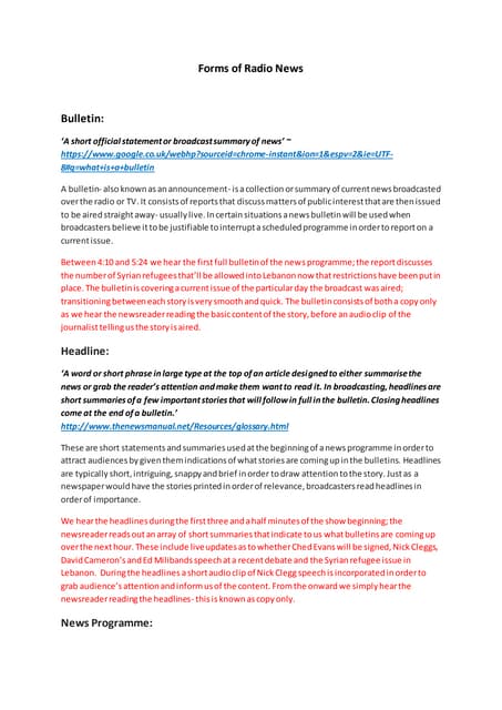 News script final | PDF