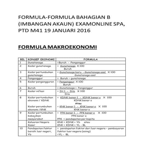 Formula imbangan akaun | DOCX
