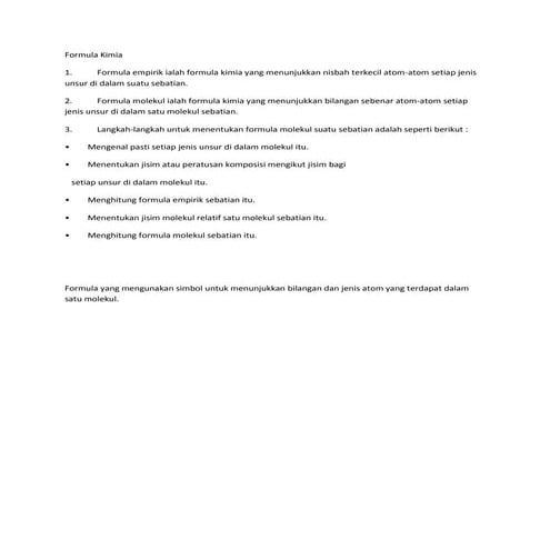 Formula kimia | PDF