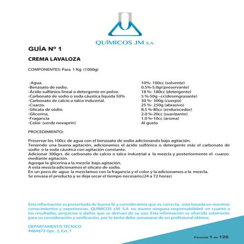 Formula lava platos 1 | PDF