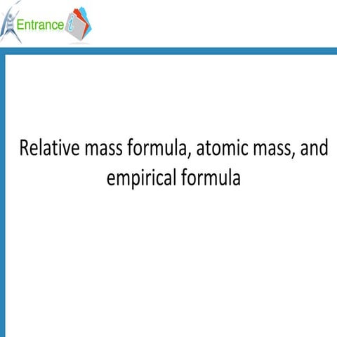 Formula mass for class 10 ok1294987900 | PPT