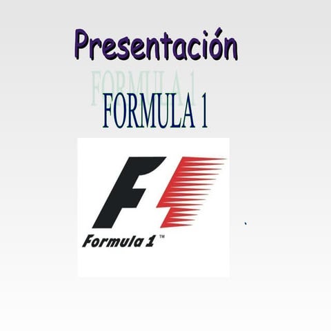 Formula 1 | PPT