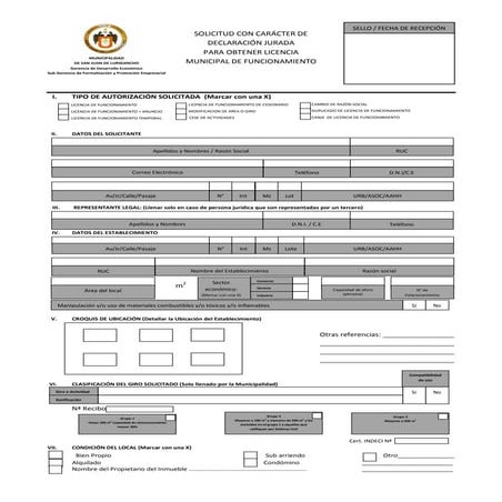 Sf001 formato de uso multiple llenable | PDF