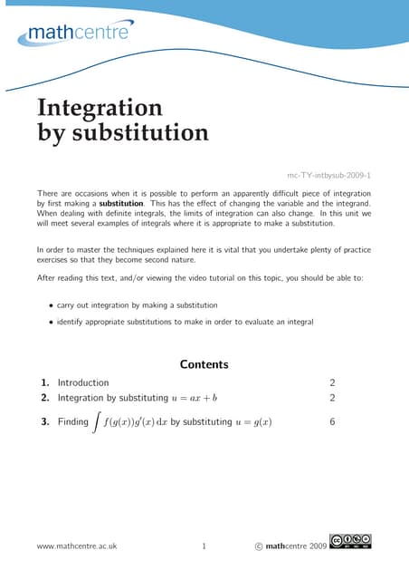 Math lecture 10 (Introduction to Integration) | PDF | Physics | Science