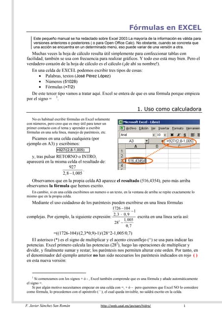 Hojas de calculo | PPTX | Databases | Computer Software and Applications
