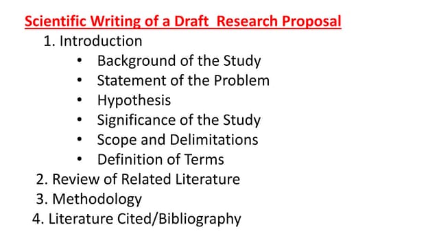 Six main chapters of a research paper | PPTX