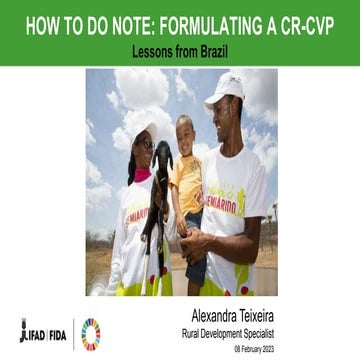 How to do note: Formulating a CR-CVP - Lessons from Brazil | PPT