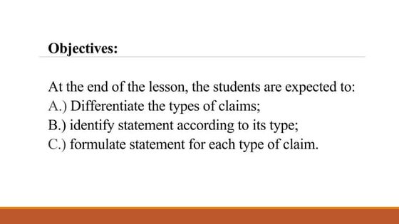 Detailed Lesson Plan in Identifying Claims for Classroom Observation | DOCX