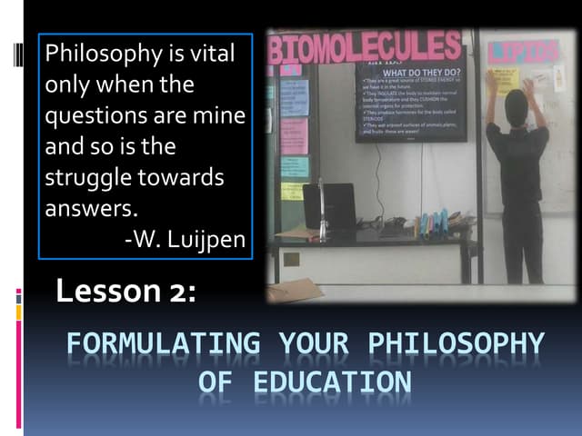 Philosophy of Education | PPTX