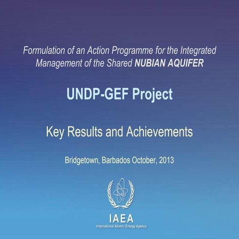 Formulation of an Action Programme for the Integrated Management of the ...
