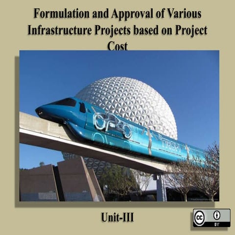 Formulation and Approval of Various Infrastructure Projects | PPT