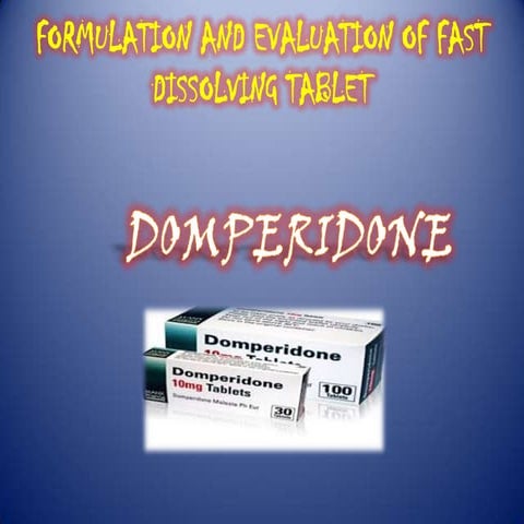 Formulation And Evaluation Of Fast Dissolving Tablet By Aryan And Rajesh Pptx