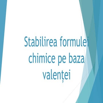 Formule chimice | PPTX